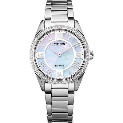 Citizen Palidoro Eco-Drive Diamond Mother of Pearl Dial Two-Tone ...