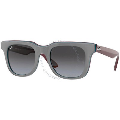 Ray-Ban Grey Gradient Square Sunglasses RB4195 63318G 52 RB4195 63318G ...