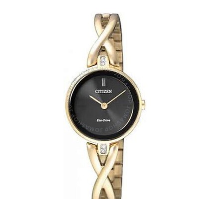 Citizen Silhouette Black Dial Ladies Watch EX1420-50E EX1420-50E ...