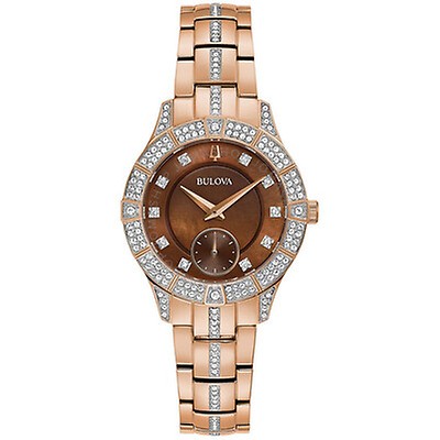Bulova Crystal Ladies Watch 96X131 96X131 - Bulova, Crystal - Jomashop