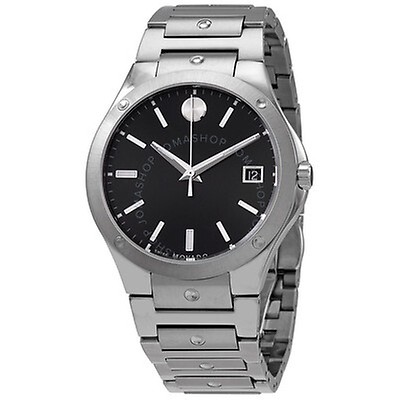 Movado Bold Matte Black Dial Men's Watch 3600098 3600098 - Movado, Bold ...