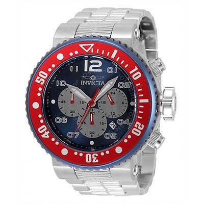 Invicta Akula Chronograph Silver Dial Men's Watch 26040 26040 - Invicta ...