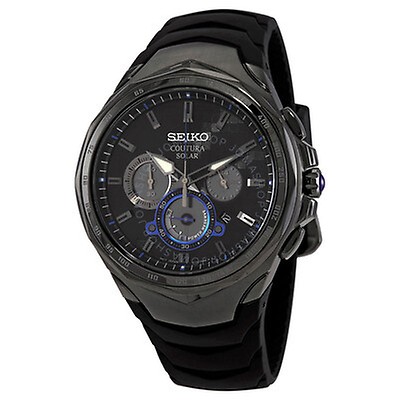 Seiko Coutura Perpetual Chronograph Grey Dial Men's Watch SSC788 SSC788 ...