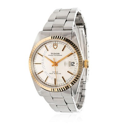 Tudor Pre-owned Tudor Prince Chronograph Automatic Silver Dial Men's ...