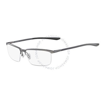 Nike Unisex Grey Square Eyeglass Frames NIKE711106550 NIKE711106550 ...