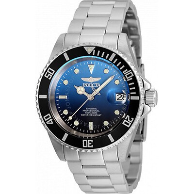 Invicta Pro Diver Automatic Blue Dial Batman Bezel Men's Watch 21865 ...