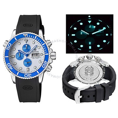 Deep Blue Master 1000 Collection Automatic Watch MAS1KBLKPLATMOP ...