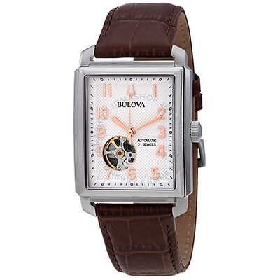 Bulova Breton Automatic Beige Dial Men's Watch 96B333 96B333 - Watches ...