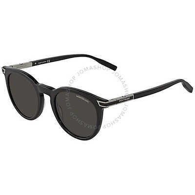 Montblanc Grey Square Men's Sunglasses MB0082S-00153 MB0082S-00153 ...