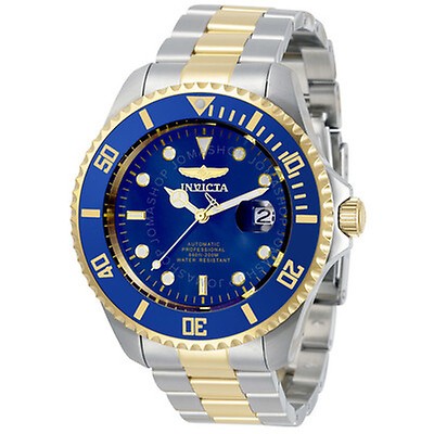 Invicta Pro Diver Automatic Blue Dial Batman Bezel Men's Watch 21865 ...