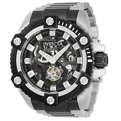 Invicta Reserve Tourbillon Hand Wind Black Dial Men's Watch 32854 32854 ...
