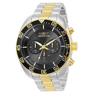 Invicta Pro Diver Chronograph Black Dial Men's Watch 22516 22516 - Pro ...