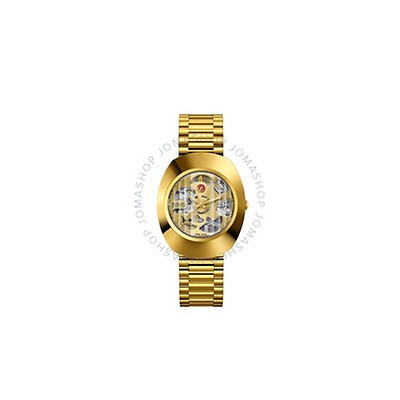 Rado Original Jubile Gold Automatic Gold Dial Gold PVD Men's Watch ...
