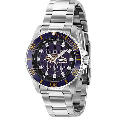 Invicta Angel Quartz Silver Dial Fluted Bezel Ladies Watch 27461 27461 ...