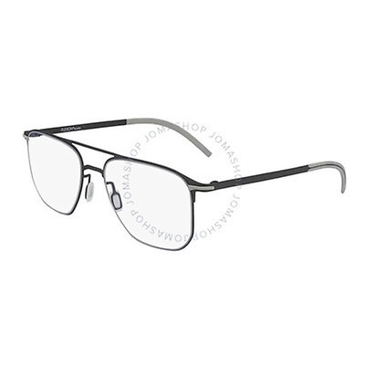 Flexon Men's Black Round Eyeglass Frames FLEXONB200400155 ...