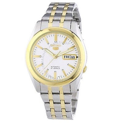 Seiko Series 5 Automatic White Dial Two-tone Men's Watch SNKL84 SNKL84 ...