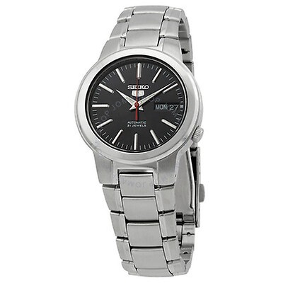 Seiko Recraft Automatic Blue Dial Brown Leather Men's Watch SNKN37 ...