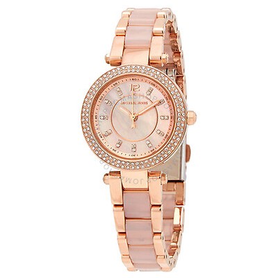 Michael Kors Runway Mercer Quartz Ladies Watch MK6857 MK6857 ...