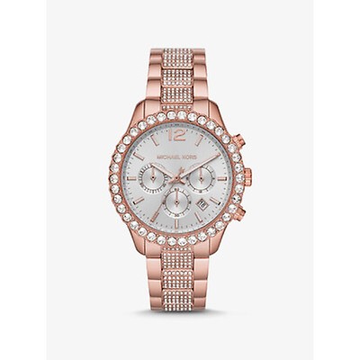 Michael Kors Bradshaw Chronograph Champagne Dial Ladies Watch MK5798 ...