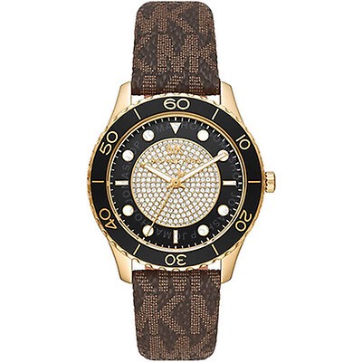 Michael Kors Runway Mercer Turquoise Dial Ladies Watch MK6670 MK6670 ...