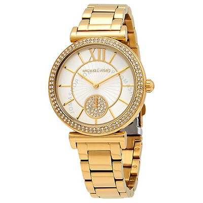 Michael Kors Runway Champagne Dial Ladies Watch MK3179 MK3179 ...