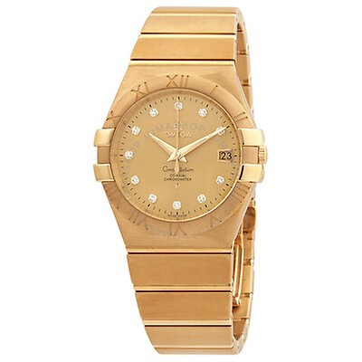 Omega Constellation Automatic Chronometer Diamond Ladies Watch 123.25 ...