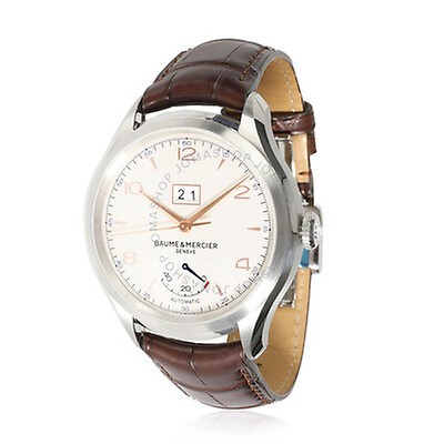 Baume Et Mercier Pre-owned Baume et Mercier Clifton Quartz Silver Dial ...