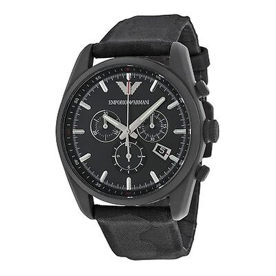 Emporio Armani Luigi Chronograph Black Dial Men's Watch AR1917 AR1917 ...