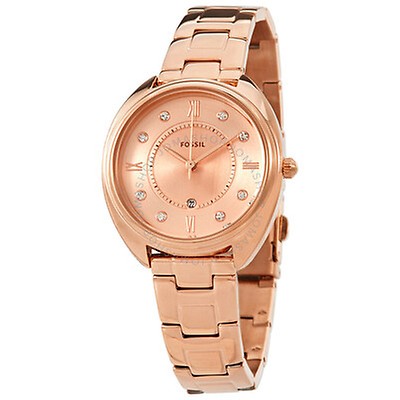 Fossil Riley Quartz Stainless Steel Ladies Watch ES2878 ES2878 ...