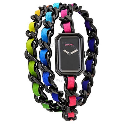 Chanel Code Coco Black Lacquered Dial Ladies Watch H5144 H5144 ...