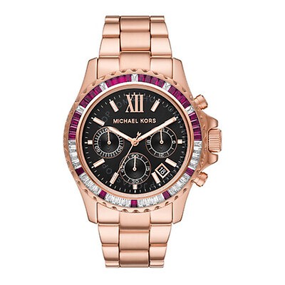 Michael Kors Blair Chronograph Rose Dial Ladies Watch MK5263 MK5263 ...