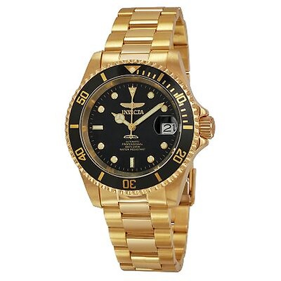 Invicta Pro Diver Chronograph Blue Dial 18kt Gold-plated Men's Watch ...