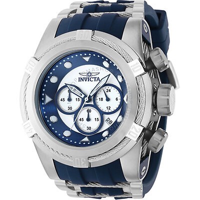 Invicta Marvel Captain America Chronograph Silver Dial Men's Watch ...