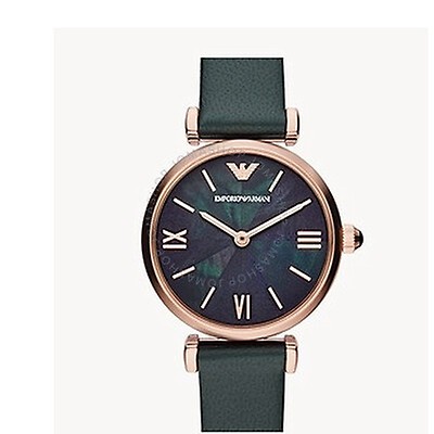 Emporio Armani Retro Warm Grey Dial Ladies Watch AR1681 AR1681 ...