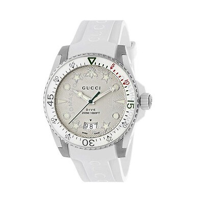 Gucci Dive Watch Quartz Green Dial Men's Watch YA136222 YA136222 ...