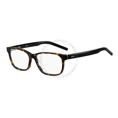 Hugo Boss Men's Silver Tone Square Eyeglass Frames HG 0247 0R81 00 56 ...