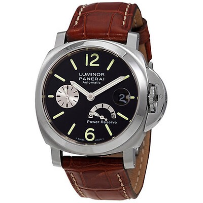 Panerai Luminor 1950 3 Days Black Dial GMT Automatic Stainless Steel ...