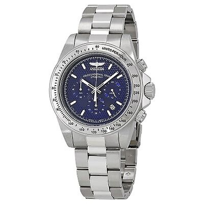 Invicta Speedway Chronograph Blue Dial Stainless Steel Men's Watch ...