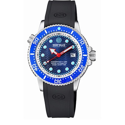 Deep Blue Juggernaut IV Automatic Red Dial Watch JUGG4RED JUGG4RED ...
