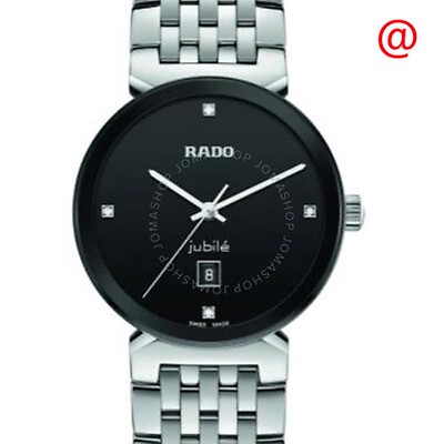Rado Centrix Ceramic Black Dial Ladies Watch R30942702 R30942702 ...