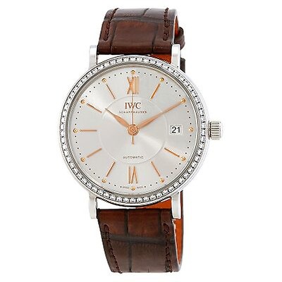 IWC Portofino Automatic Chronograph Silver Dial Men's Watch IW391009 ...