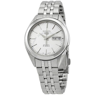 Seiko Series 5 Automatic Silver Dial Men's Watch SNXS73J1 SNXS73J1 ...