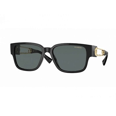 Versace Polarized Gray Browline Men's Sunglasses VE2199 100281 56 ...