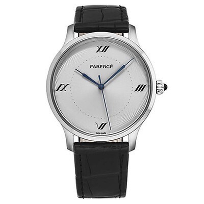 Faberge Agathon Automatic Silver Dial Men's Watch FAB-676 FAB-676 ...