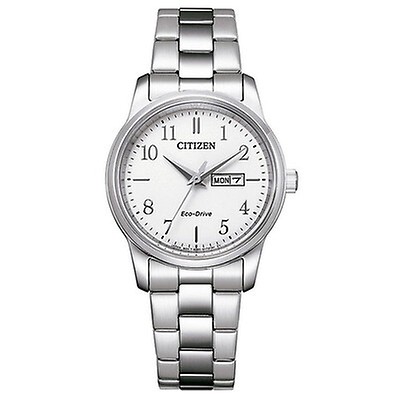 Citizen Carina White Dial Stainless Steel Ladies Watch EM0240-56A ...