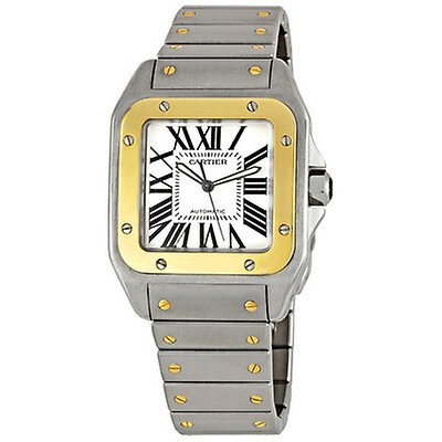 Cartier Santos 100 Men's Watch W2020010 W2020010 7612456402456 ...