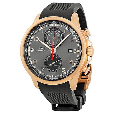 IWC Spitfire Chronograph Slate Grey Dial Men's Watch IW387802 IW387802 ...