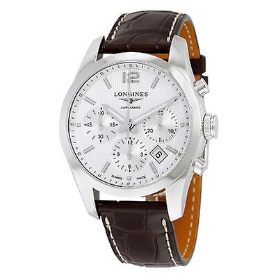 Longines Master Chronograph Silver Dial Men's Watch L26294783 L2.669.4 ...