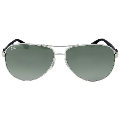 Ray Ban Ray-Ban Aviator Metal Silver Grey 55mm Large Sunglasses RB3025 ...
