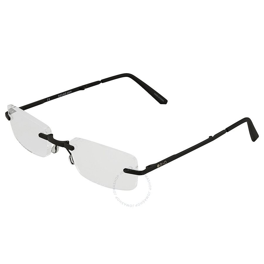 B+D Al Reader Matt Gun / Black +3.00 Eyeglasses 2288-99-30 2288-99-30 ...